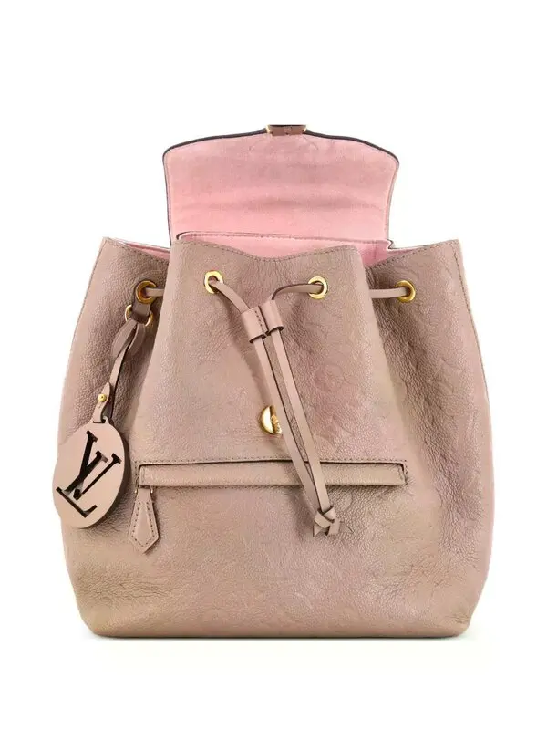 LOUIS VUITTON Montsouris Nm Monogram Empreinte Leather Backpack Pm