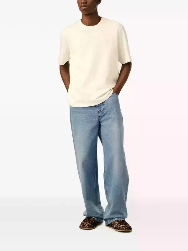 AMI Paris Baggy Fit Cotton Jeans