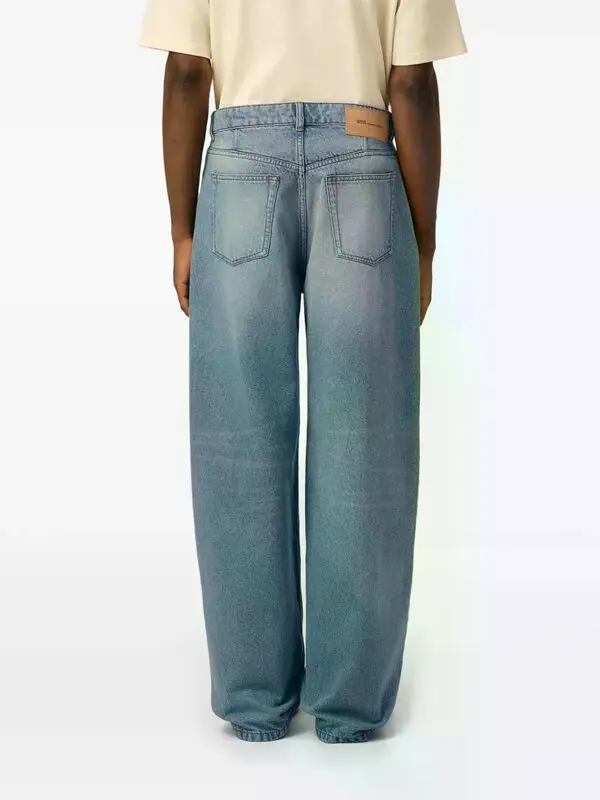 AMI Paris Baggy Fit Cotton Jeans