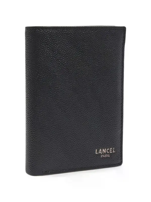 LANCEL Leon Textured Leather Wallet