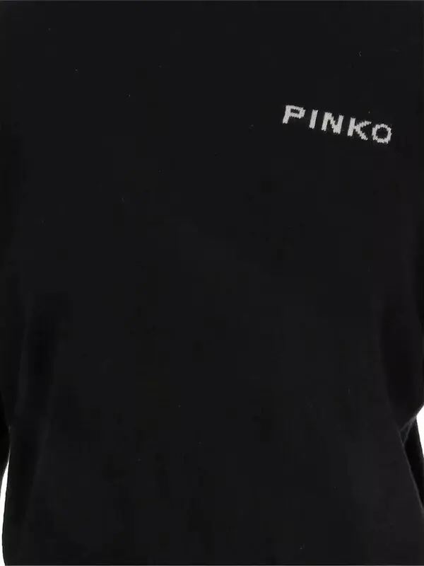 Pinko Love Birds Intarsia-knit Sweater