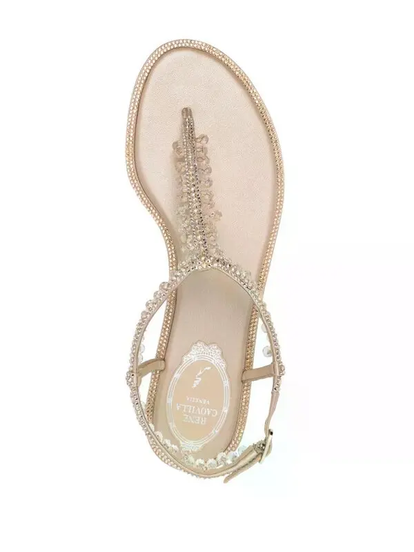 Rene Caovilla Chandelier Leather Sandals