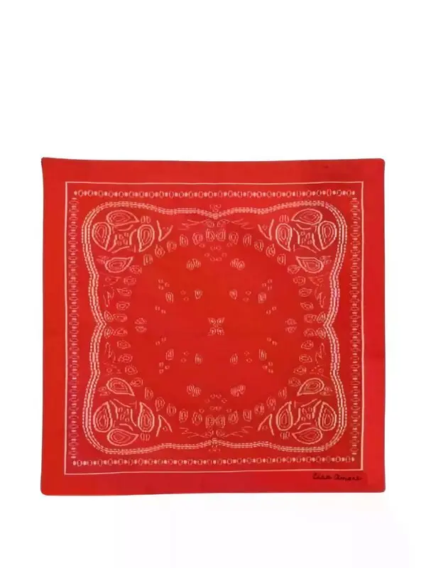 Giada Benincasa Ciao Amore Paisley-print Scarf - Red