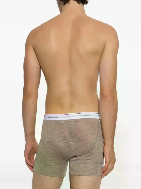 Dsquared2 Logo-waistband Button-detail Boxers