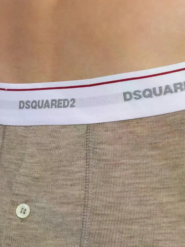 Dsquared2 Logo-waistband Button-detail Boxers