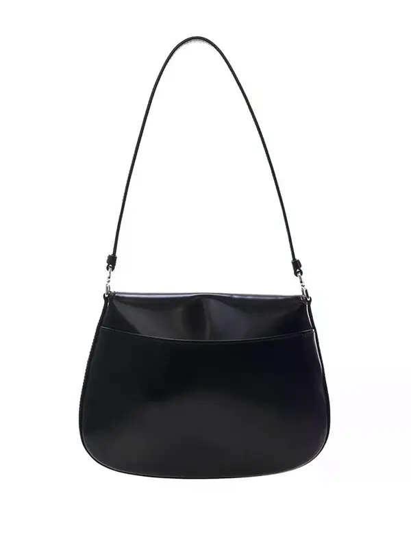 Prada Spazzolato Leather Cleo Flap Shoulder Bag