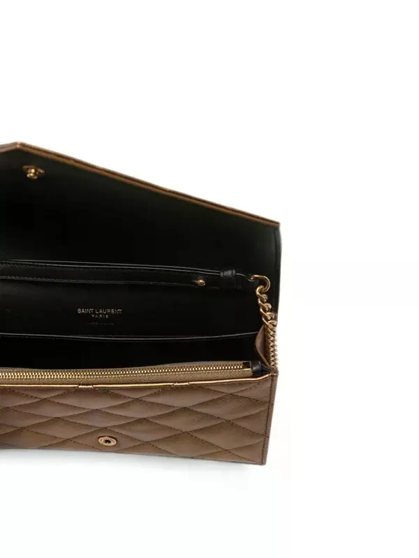 Saint Laurent Quilted Leather Mini Crossbody Bag