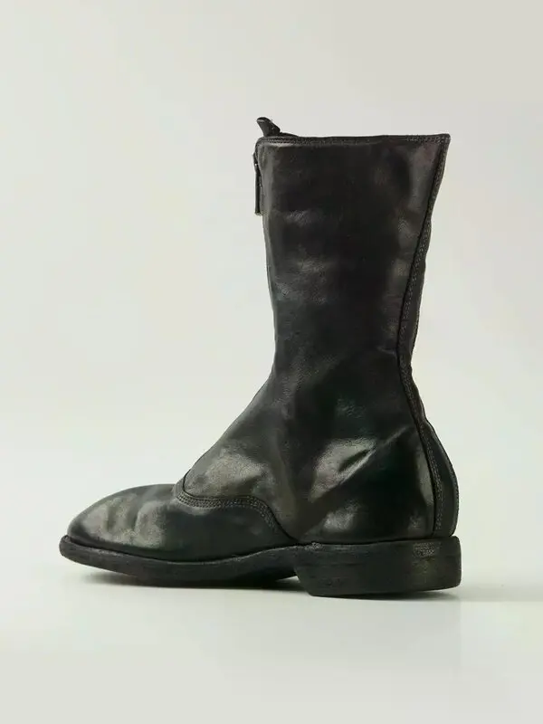 Guidi Leather Zip-up Boots