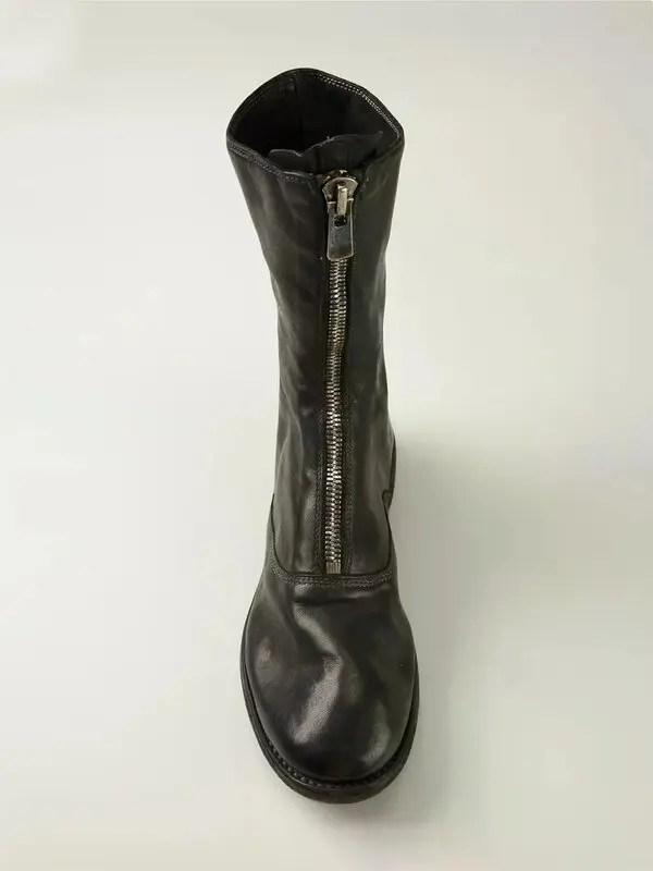 Guidi Leather Zip-up Boots
