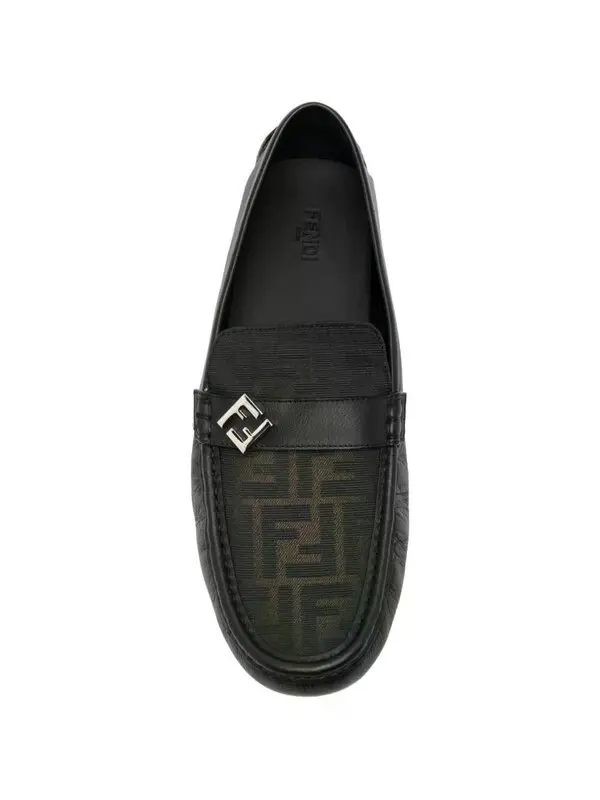 Fendi Ff Squared Loafers