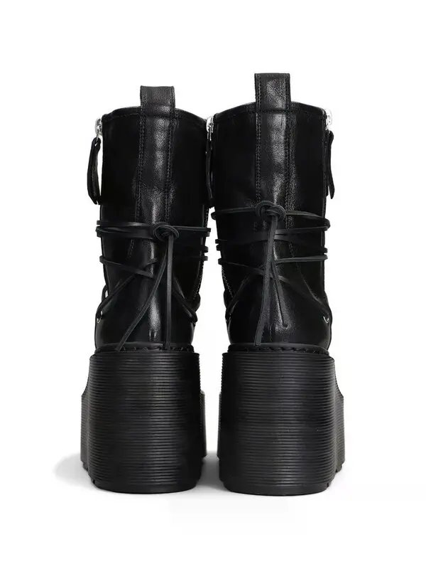 VIC MATIE Rock Wrap-around Platform Ankle Boots