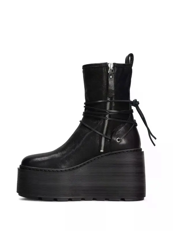 VIC MATIE Rock Wrap-around Platform Ankle Boots