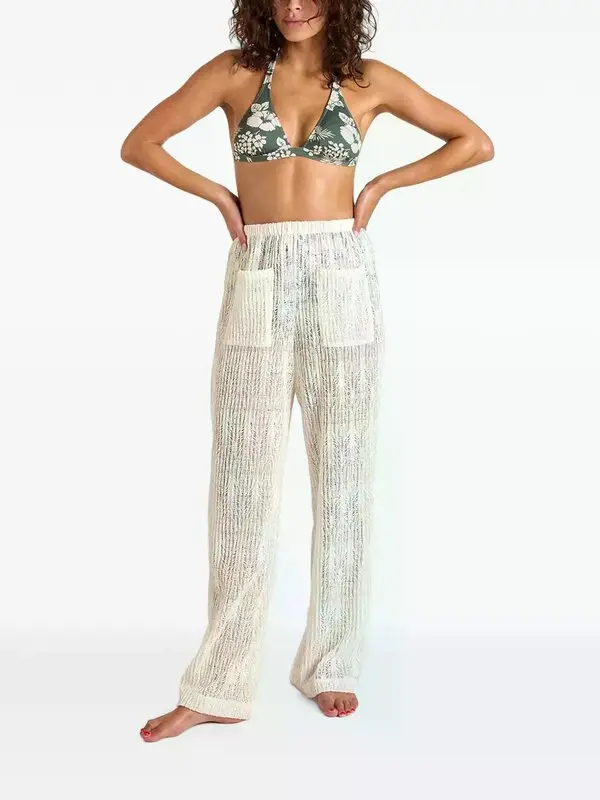 BANANA MOON Osmoze Beachsoul Pointelle-knit Trousers