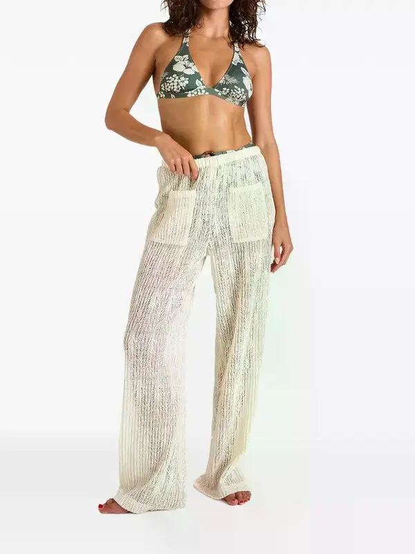 BANANA MOON Osmoze Beachsoul Pointelle-knit Trousers