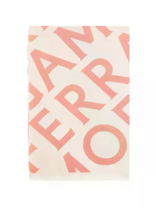 FERRAGAMO Double Scarf With Lettering