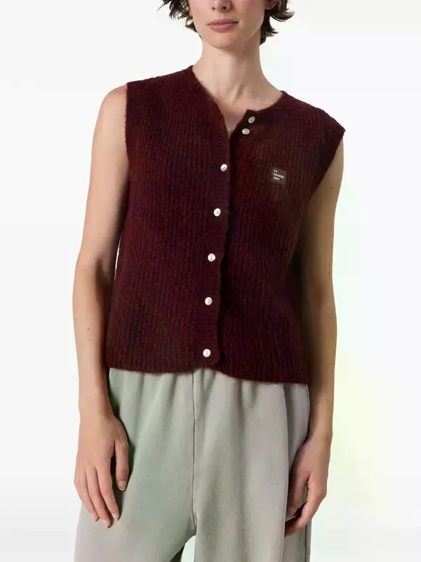 American Vintage Sleeveless Button-up Cardigan