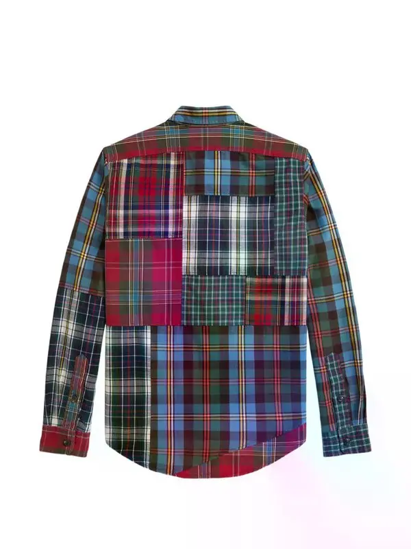 Polo Ralph Lauren Classic Fit Patchwork Plaid Oxford Shirt