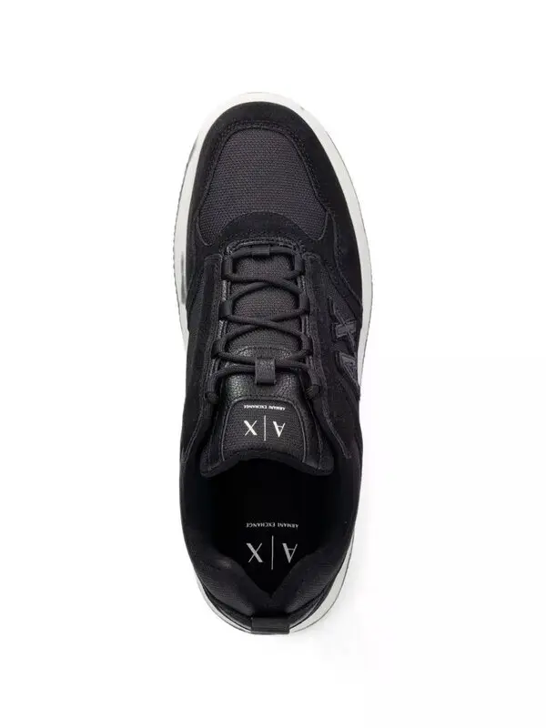 Armani Exchange Panelled Logo-patch Sneakers