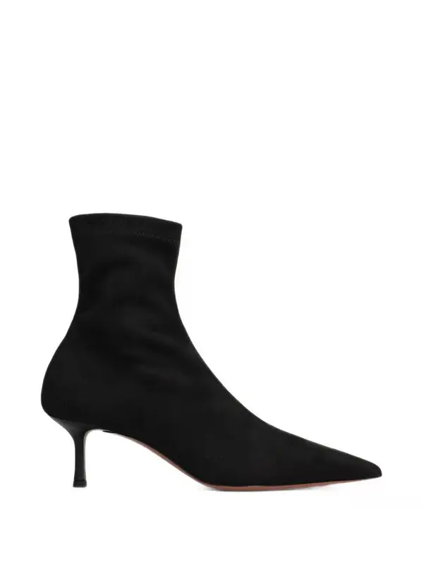 CASTAGNA Selene Pointed-toe Ankle Boots - Black