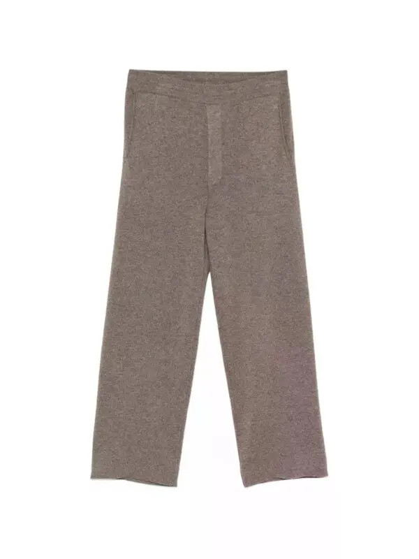LISA YANG Parker Cashmere Straight-leg Trousers - Brown