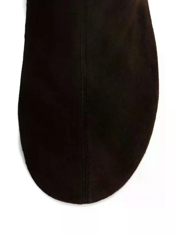 12 STOREEZ 64mm Suede Ankle Boots