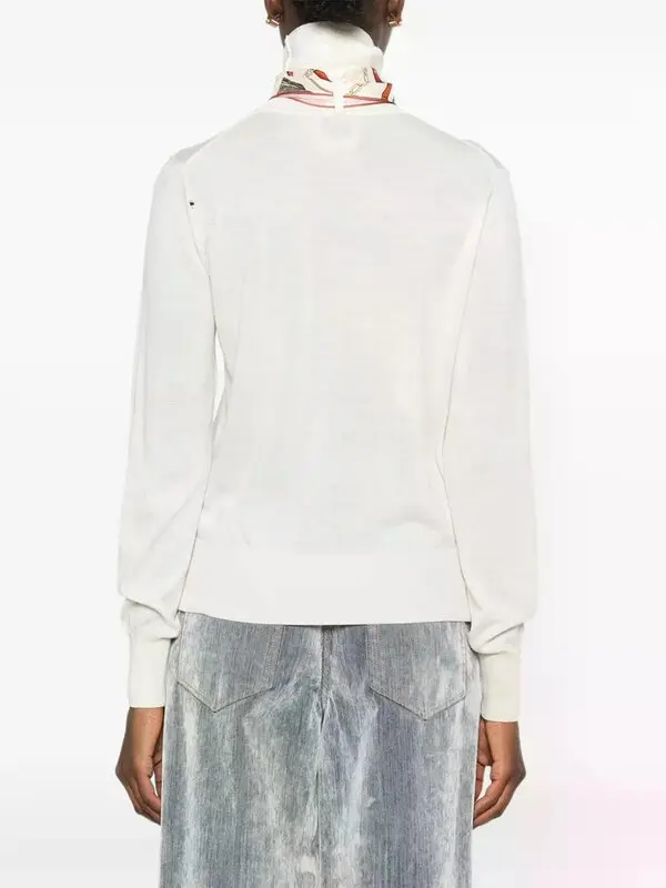 FORTE_FORTE Fine-knit Roll-neck Sweater