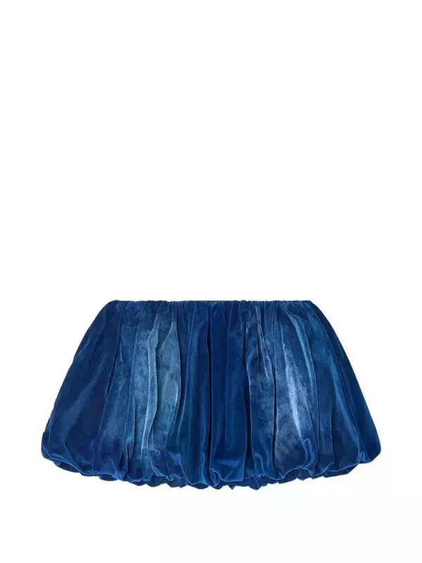 DIESEL® Velvet-effect Bubble Mini Skirt