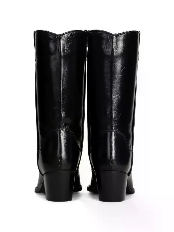 JULIE DEE Block-heel Texan Boots