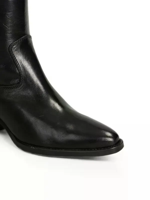 JULIE DEE Block-heel Texan Boots