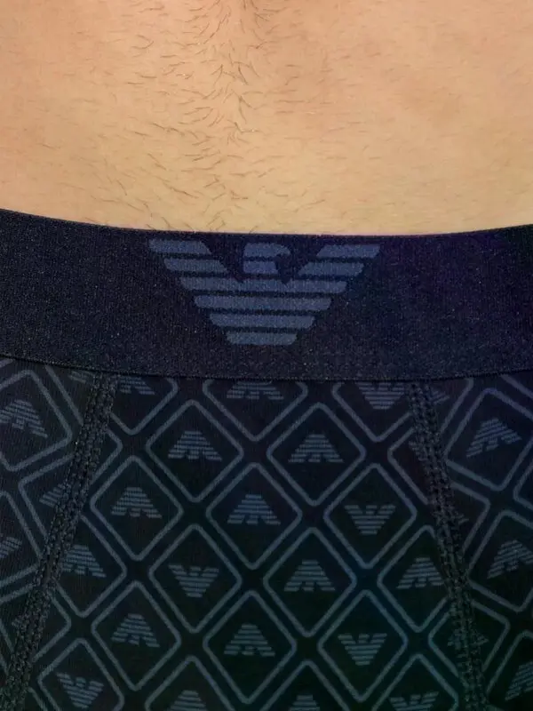 Emporio Armani Monogram-print Boxer Briefs
