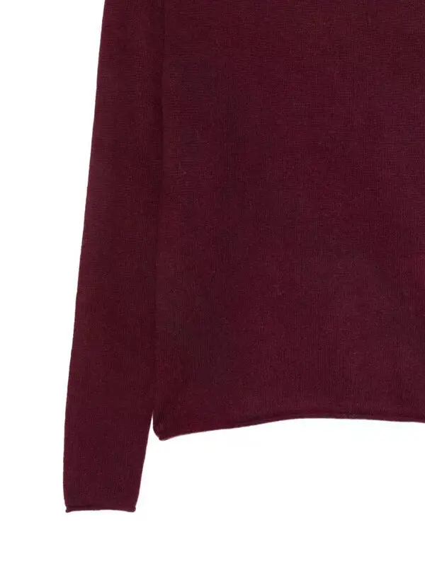 PHILO-SOFIE Fine-knit Crew-neck Top - Purple