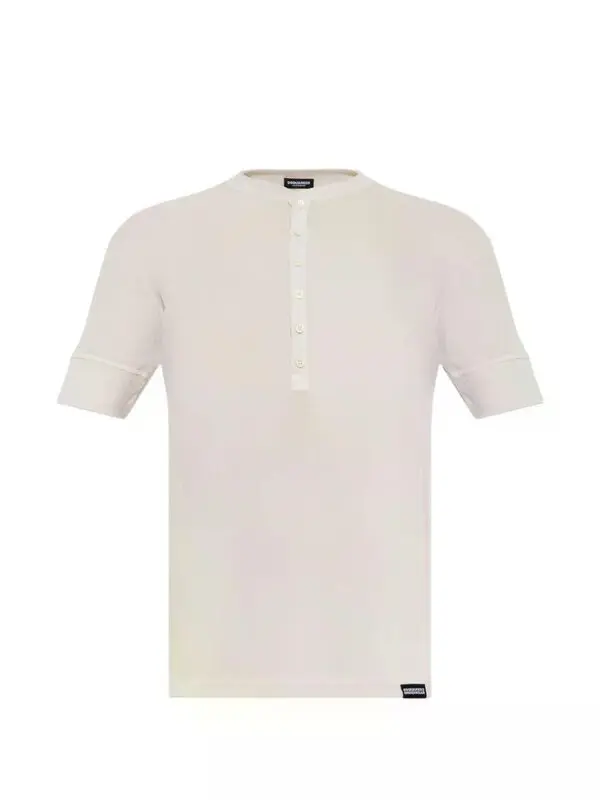 Dsquared2 Ribbed-knit T-shirt - Neutrals