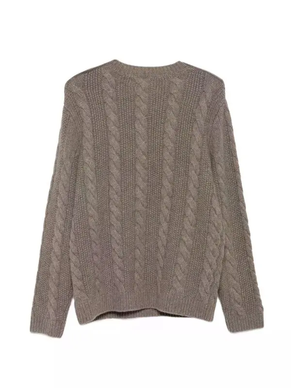 LISA YANG Espen Cable-knit Crew-neck Sweater