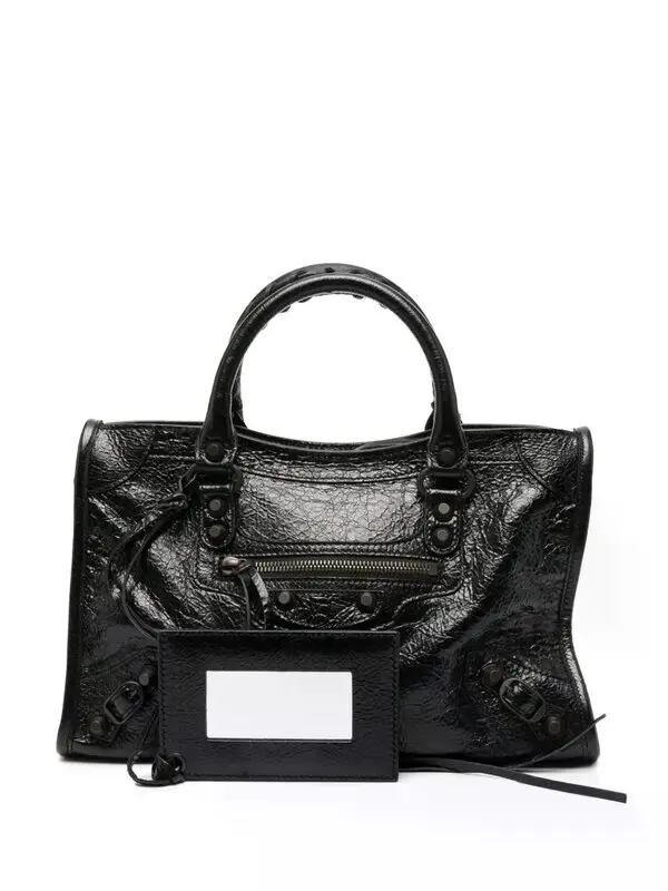 Balenciaga Small Le City Tote Bag - Black