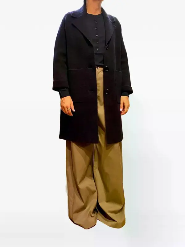 LEBOR GABALA Herringbone Patch Pocket Coat