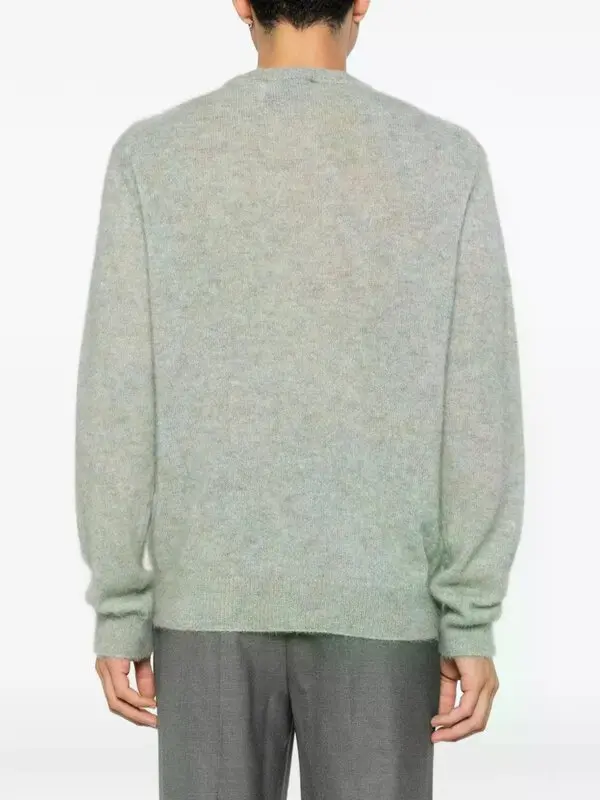 AMARANTO Brushed Knit Crew Neck Sweater