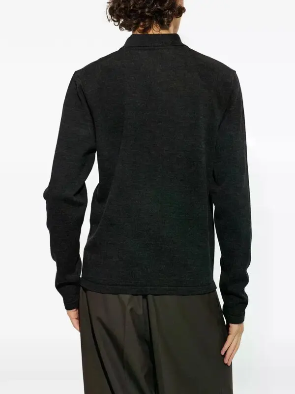LEMAIRE Long-sleeve Polo Sweater