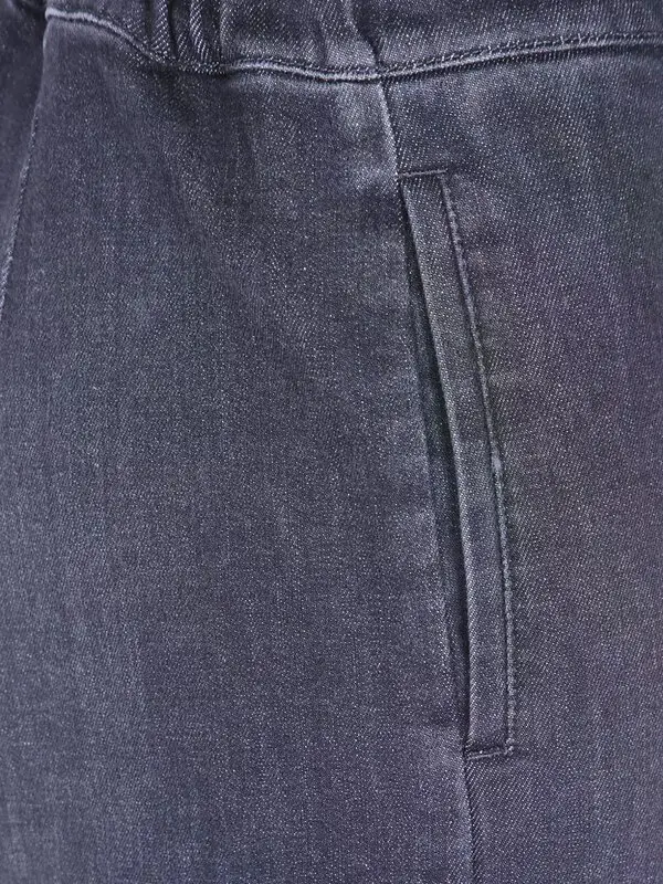 CIGALA'S Elasticated-waist Wide-leg Jeans