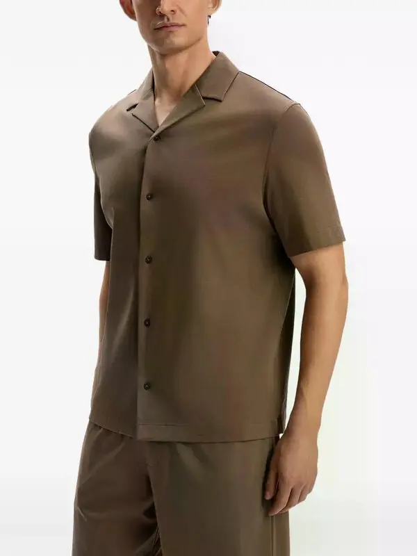 12 STOREEZ Short-sleeve Cotton Shirt