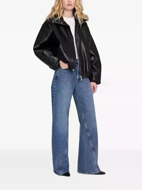ANINE BING Cyrus Recycled Leather Jacket