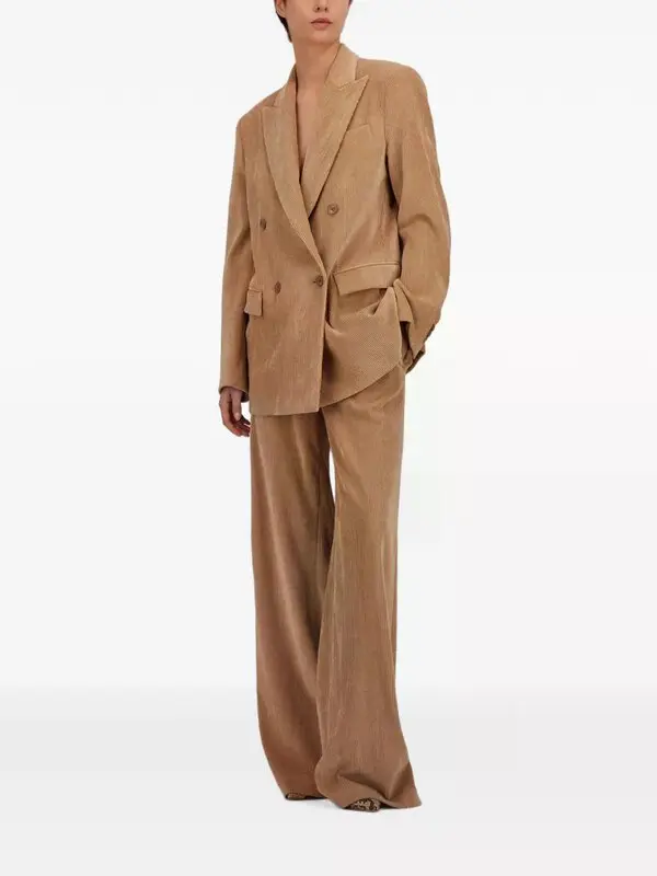 Herno Double-breasted Corduroy Blazer