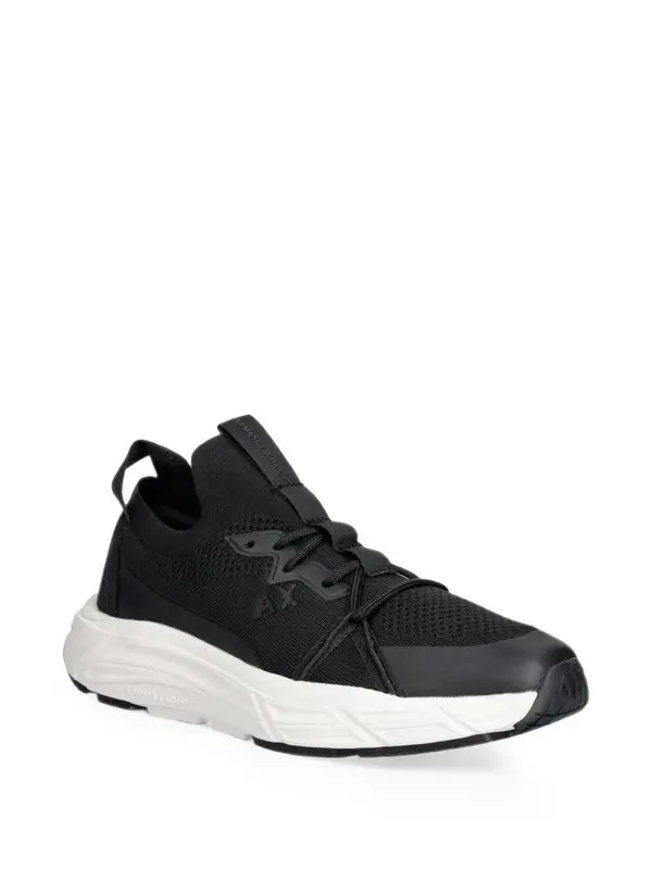 Armani Exchange Logo-print Mesh-knit Sneakers