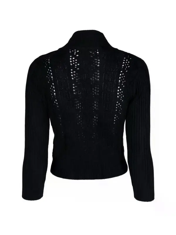 L'Agence Kamdyn Cable-knit Mock Neck Sweater