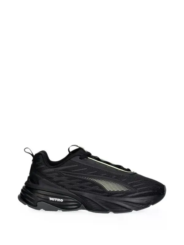 PUMA Fade Panelled Logo-print Low-top Sneakers - Black