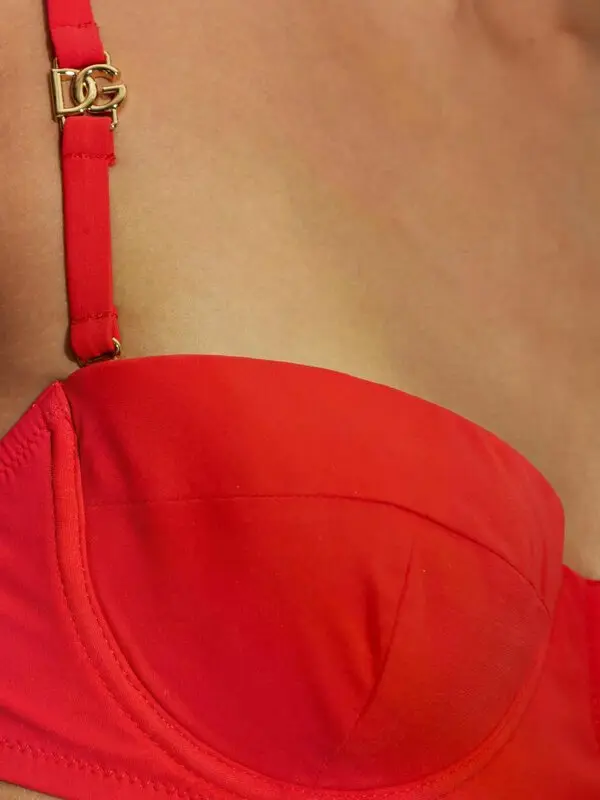 Dolce & Gabbana Logo Plaque Bikini