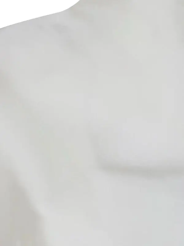 RÓHE High-neck Long Sleeve Satin Top - Neutrals