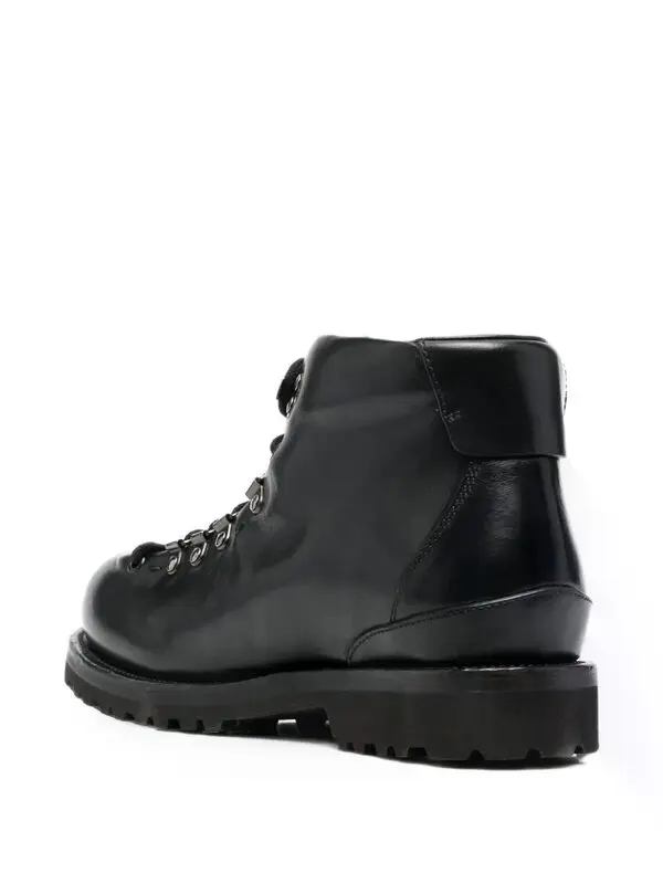 BUTTERO® Lace-up Leather Ankle Boots
