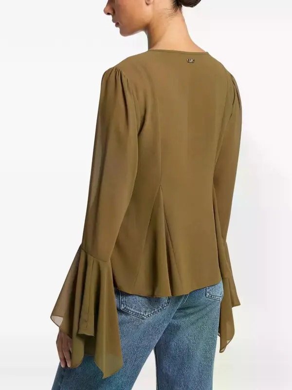 Michael Kors Georgette Blouse - Green