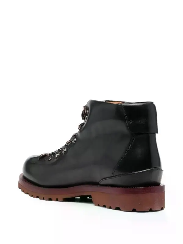 BUTTERO® Lace-up Leather Ankle Boots