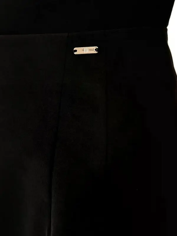 FRACOMINA Logo-plaque Darted Midi Skirt
